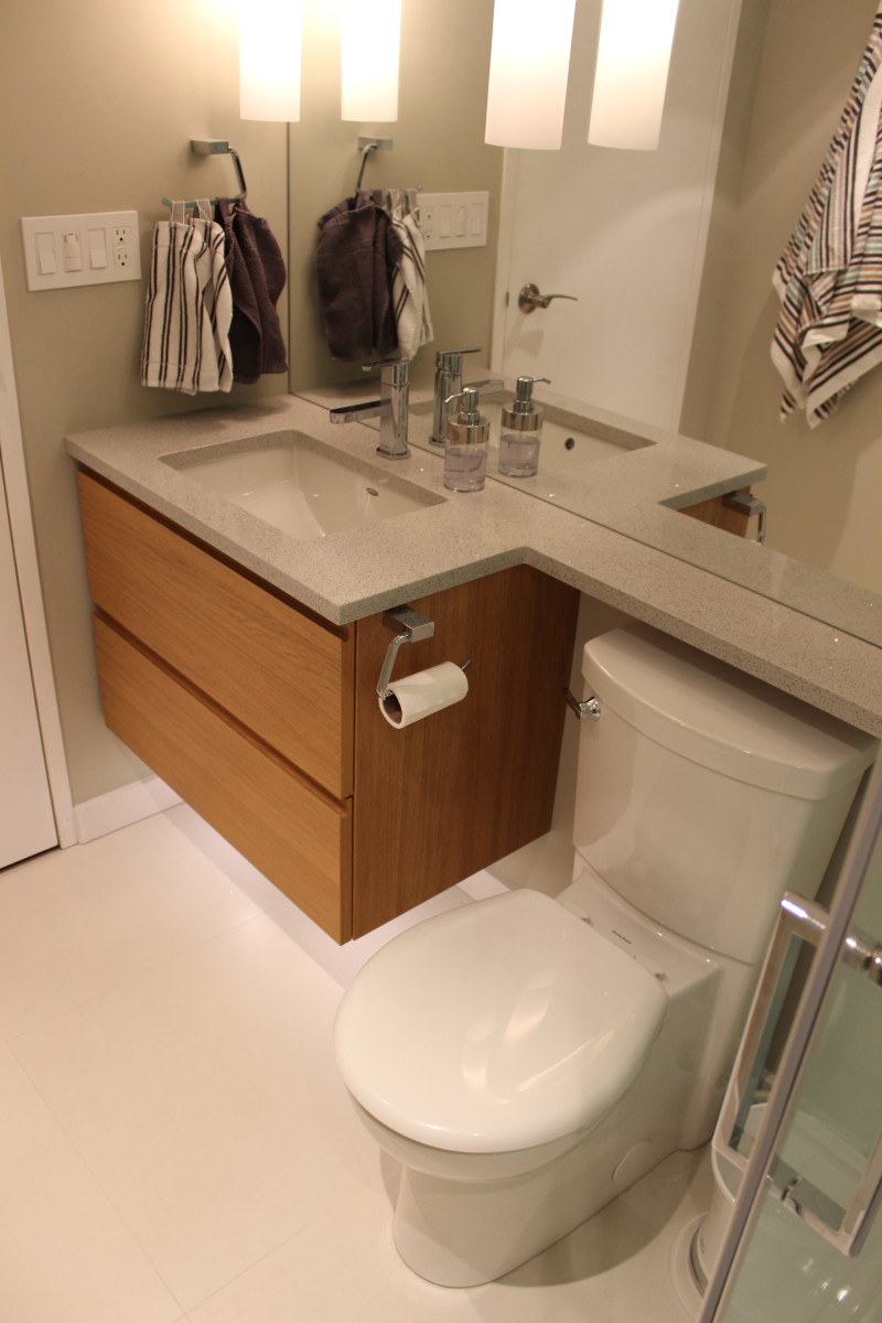 Condo Bathroom Renovation Modern Beautiful And Compact Skg Renovations